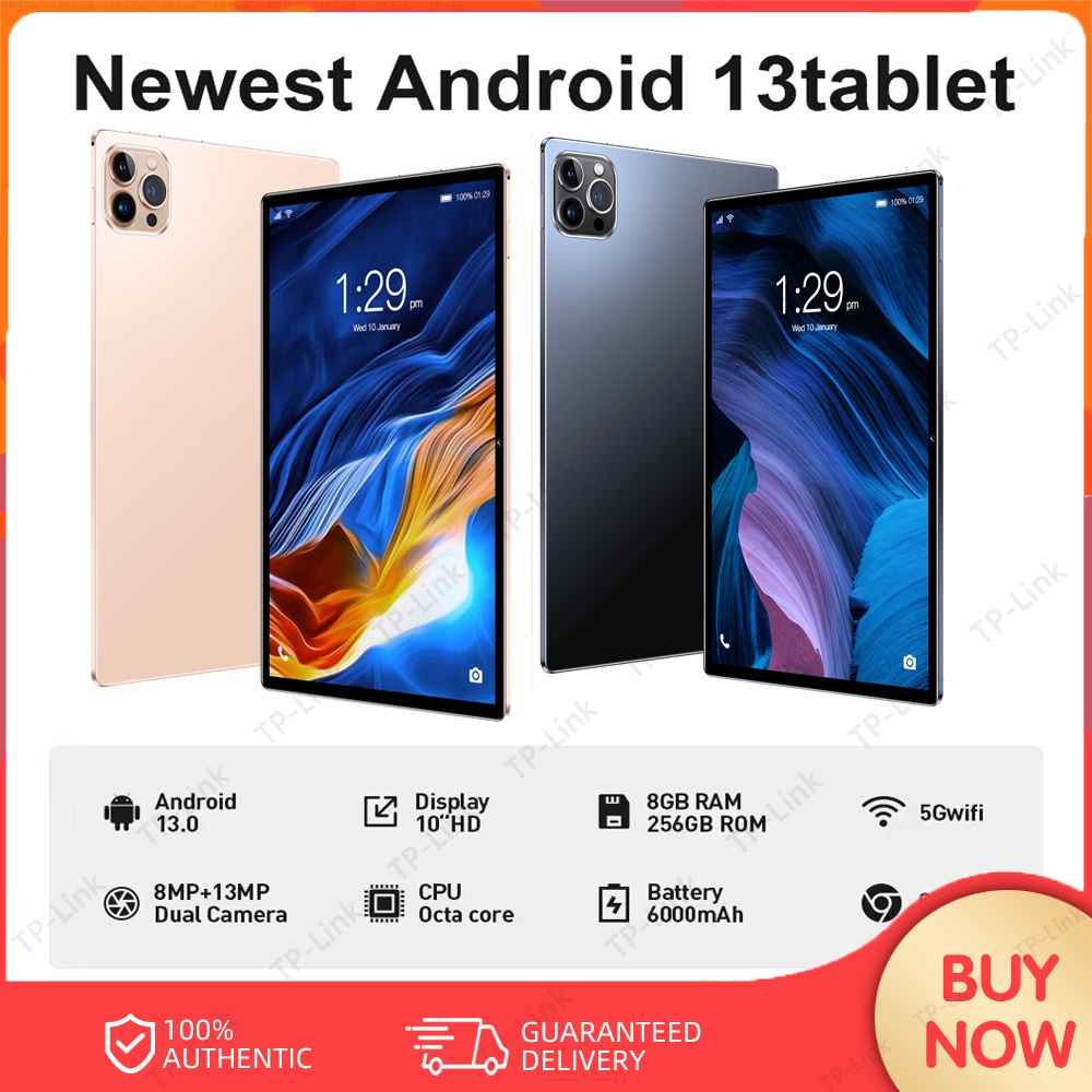 Tab SPARK TAB 5G 2023 New Pad tablet 8+256GB Large Screen PC Android 13 ...