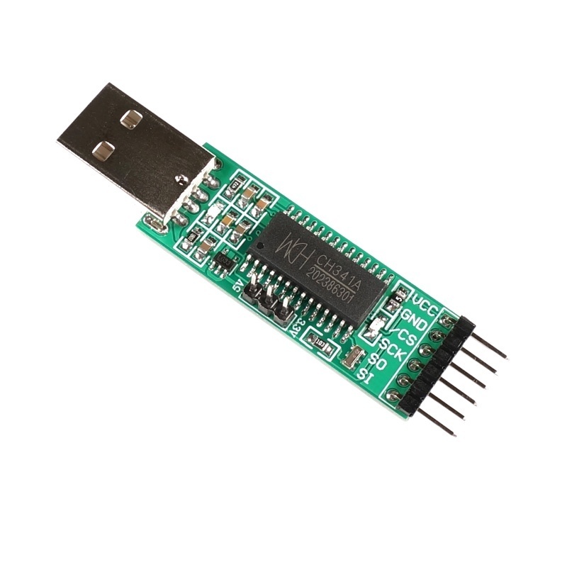 PartsFactoryCH341A programmer USB to SPI module serial port development ...