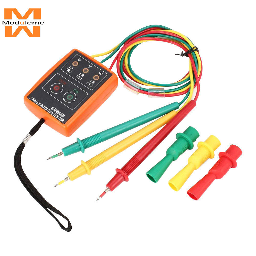 Non Contact Phase Sequence Detector Ac 60~600v Non Contact Phase Sequence Detector Magnetic Base