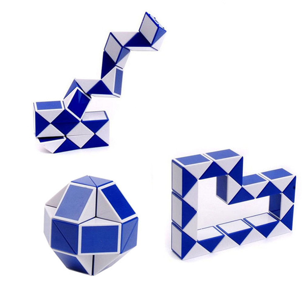 Plastic Magic Ruler 24 Wedges Magic Snake Cube Twist Puzzles ...