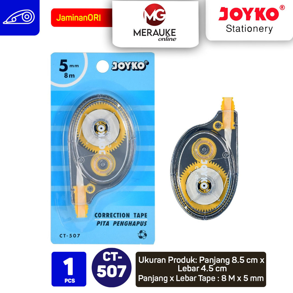 Correction Tape JOYKO CT-507 8m x 5mm | Shopee Philippines