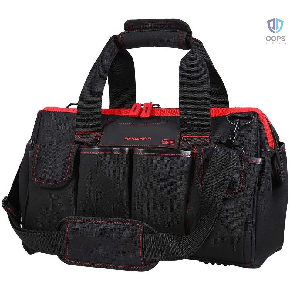 【opph】Tool Bag 16-inch Tool Storage Kit 7 Pockets Electrical Kit with ...