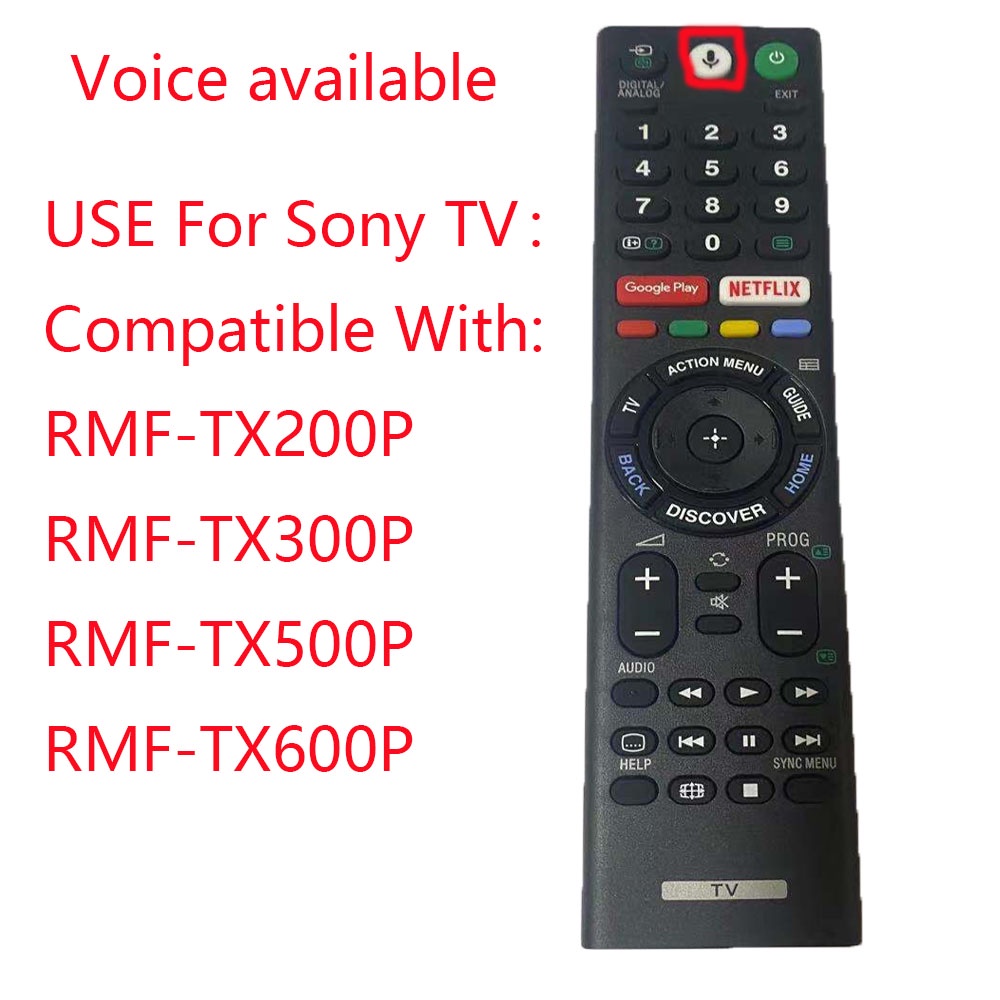 New Revolemnet Rmf Tx200p Remote Control For Sony Bravia Led Tv With