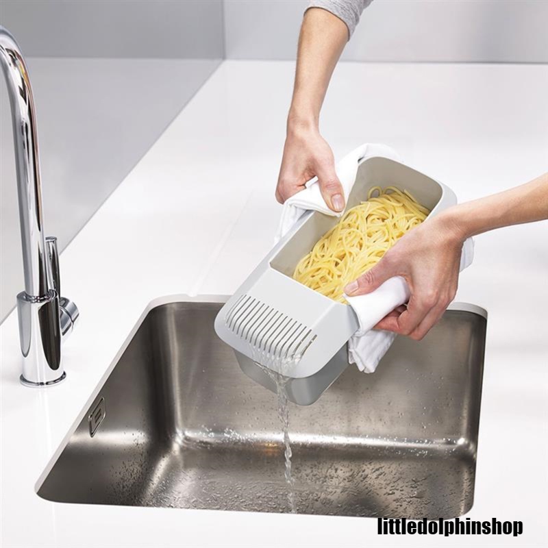 Microwave Noodle Draining Artifact, Rectangle Kitchen Strainer Box for ...
