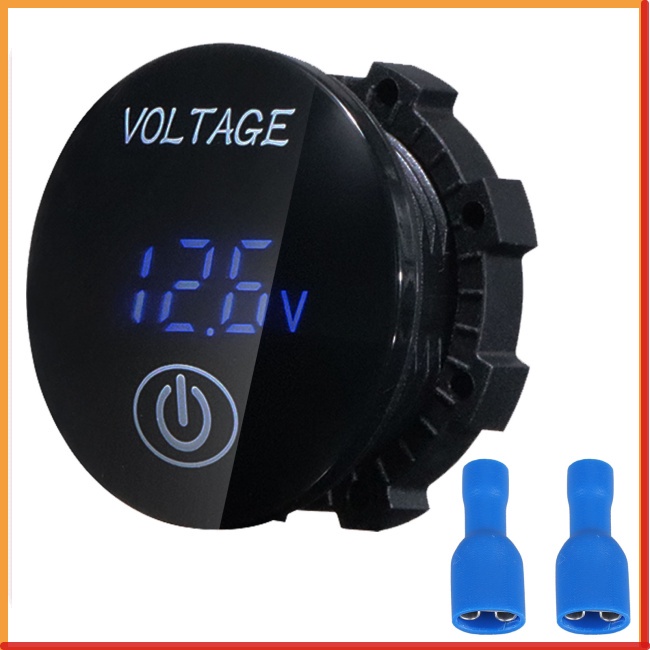HOG 12V 24V Volt Meter LED Digital Display DC 5V -48V Waterproof ...