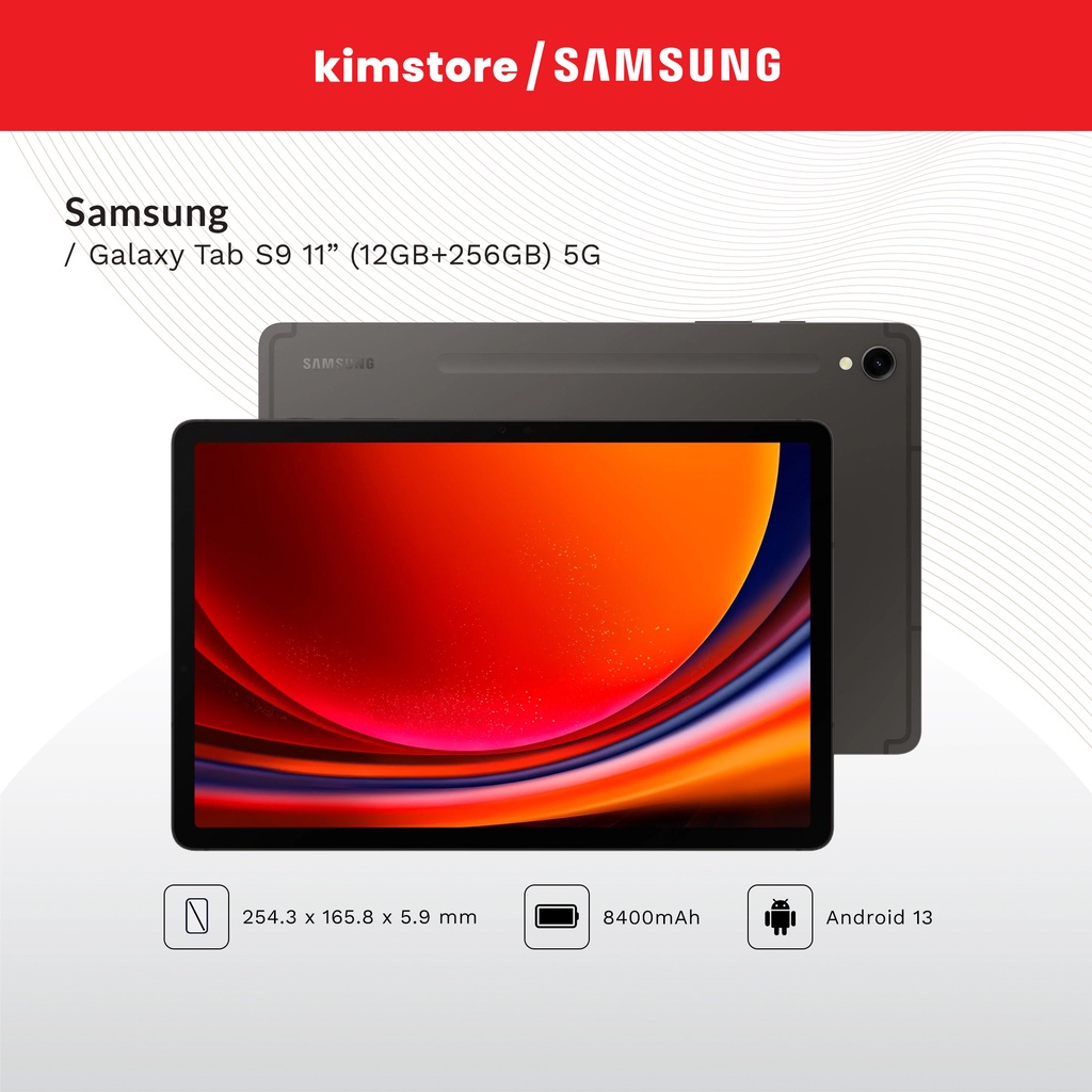 Samsung Galaxy Tab S9 5G X716 (12GB/256GB) | Shopee Philippines