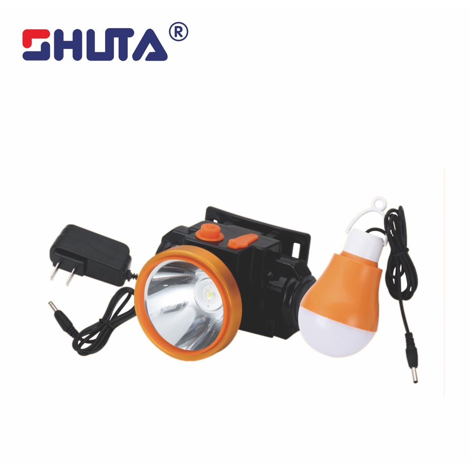 9051 SHUTA Head Lamp Rechargeable Nighttime Construction Site ...
