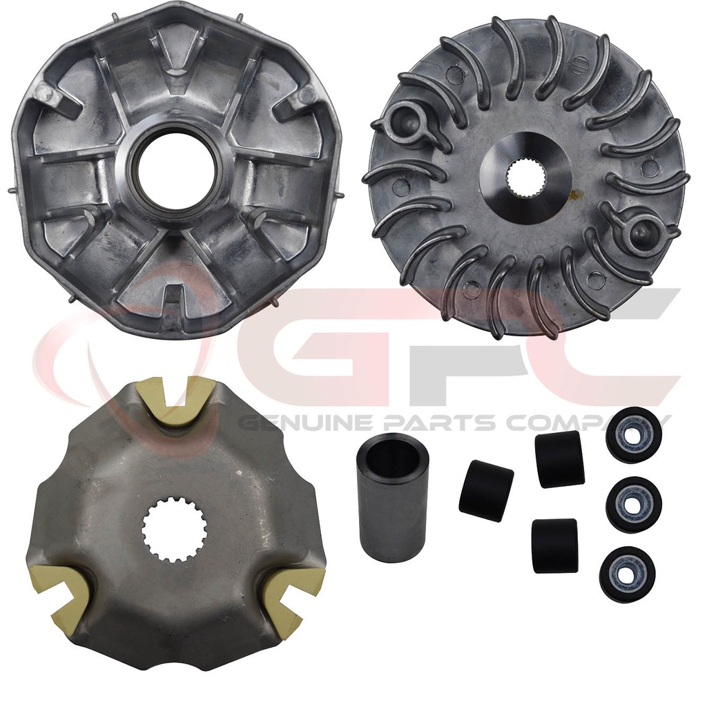 GPC CVT Complete Front Drive Face / Driven Face Pulley Set for Suzuki ...