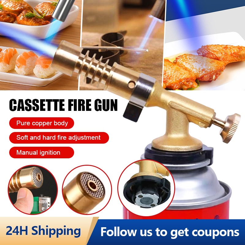 All Bronze Gas torch Welding Nozzle Heat Flame Gun Bronze Brazing Blow ...