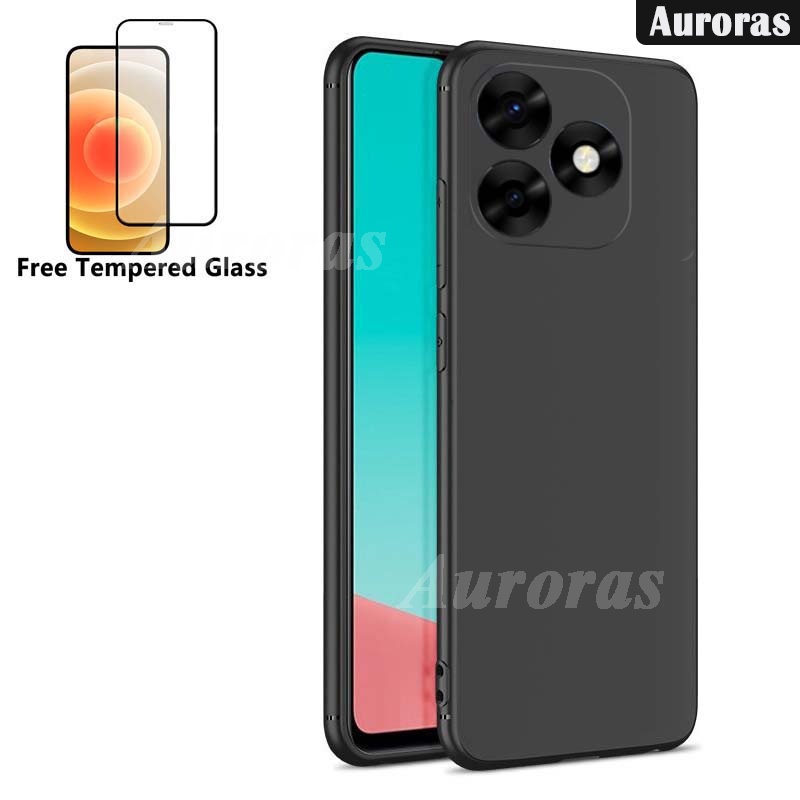 For Itel S23 Plus A60 A60S Case Solid Color Smooth Soft Shell with ...