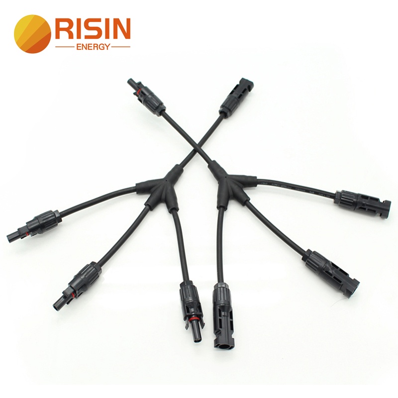 Commonly Use Risin 3in1 MC4 Connector Y Type Parallel Connection Solar ...