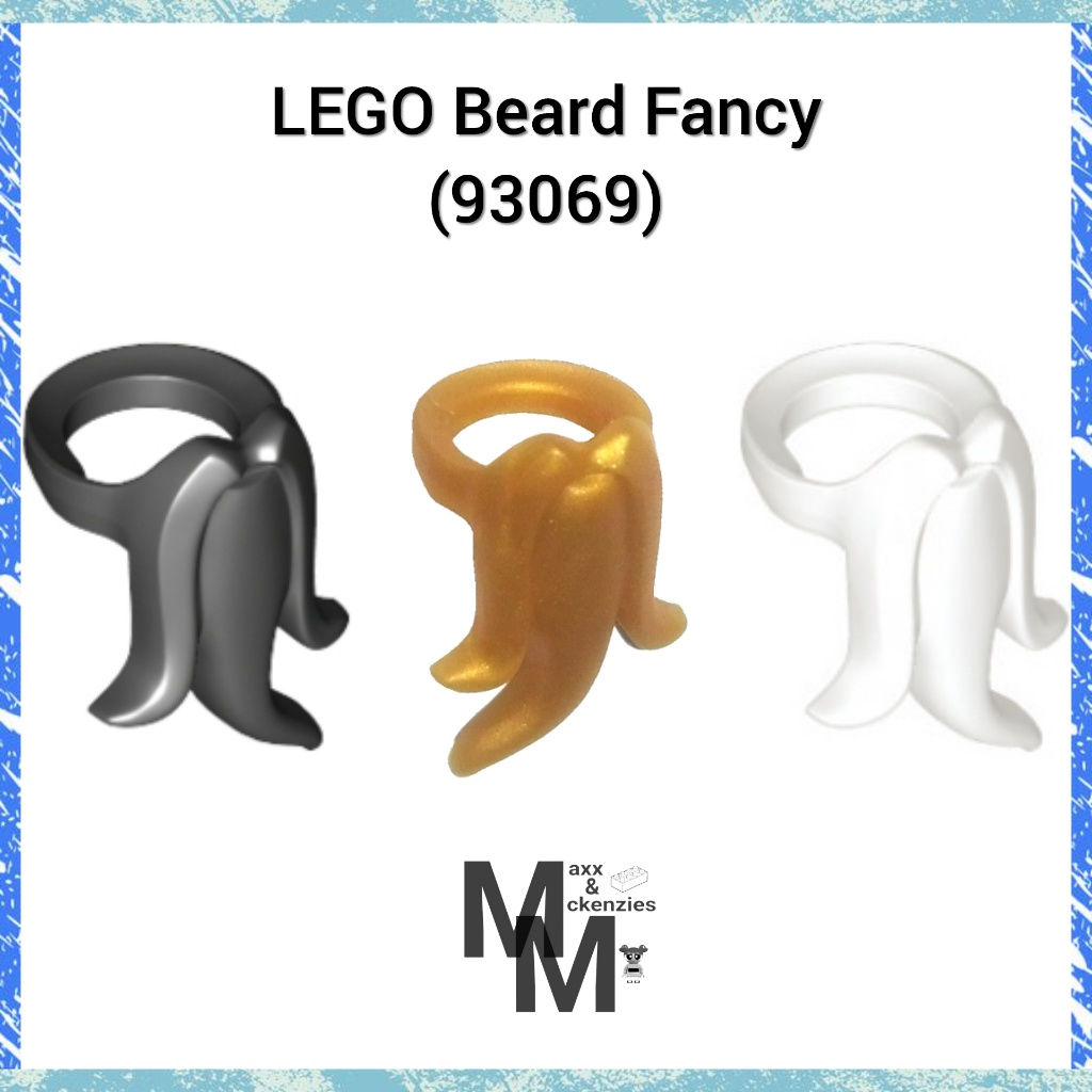Beard Fancy (93069) LEGO Minifigure Body Wear | Shopee Philippines