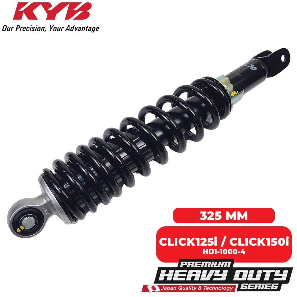 KYB Heavy Duty Click 125i / Click 150i [332mm] Motorcycle Shock ...