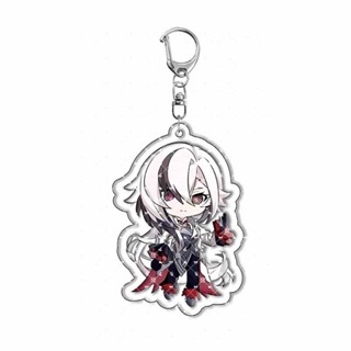 Cute Anime Genshin Impact Keychain Cartoon Game Character Lynette Lyney ...