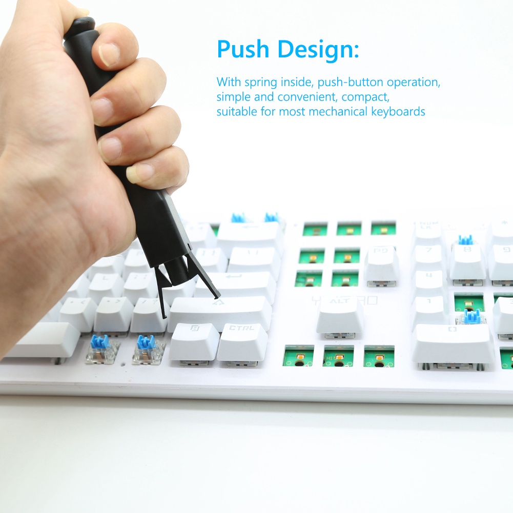 2 in 1 Key Cap Puller Remover Switch Adjuster DIY Keycap Starter for ...