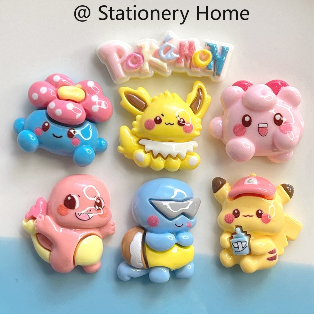 Cute Cartoon Little Milk Dragon Pikachu Series Fridge Magnet Creative ...