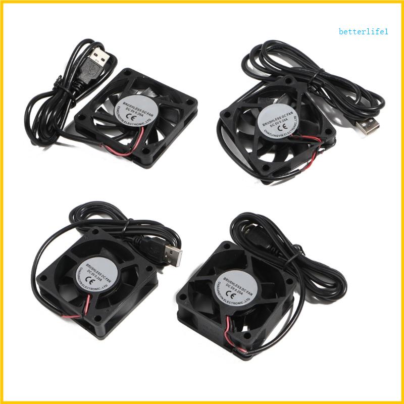 BTM 1Pack 60mm USB Fan 5V Brushless DC Cooling Fans for PC Computer ...