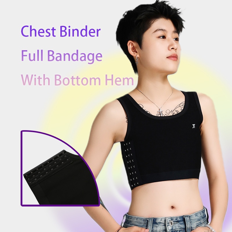 Breathable Chest Binder Breast Binder Tomboy Bra Binder Full Bandage | Shopee Philippines