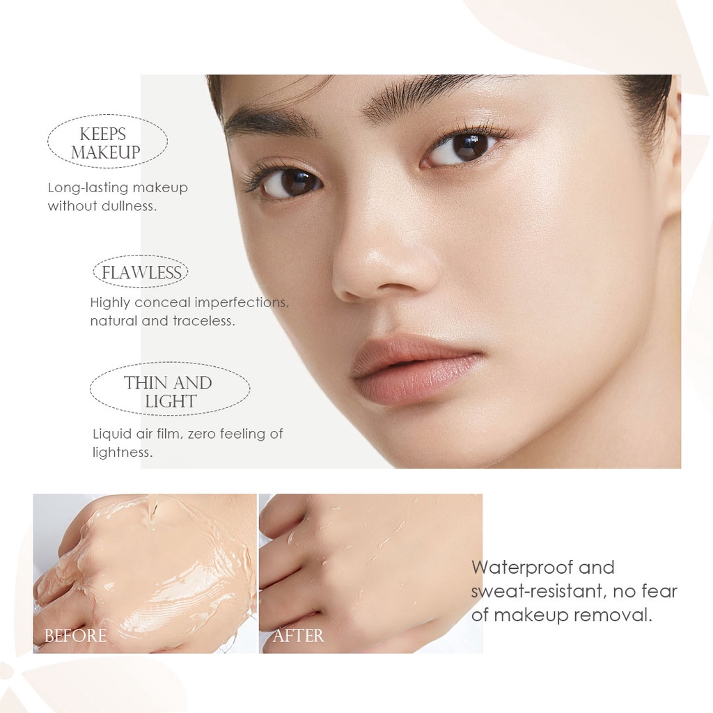 Shawill Liquid Foundation Long Lasting Concealer Waterproof Foundation ...