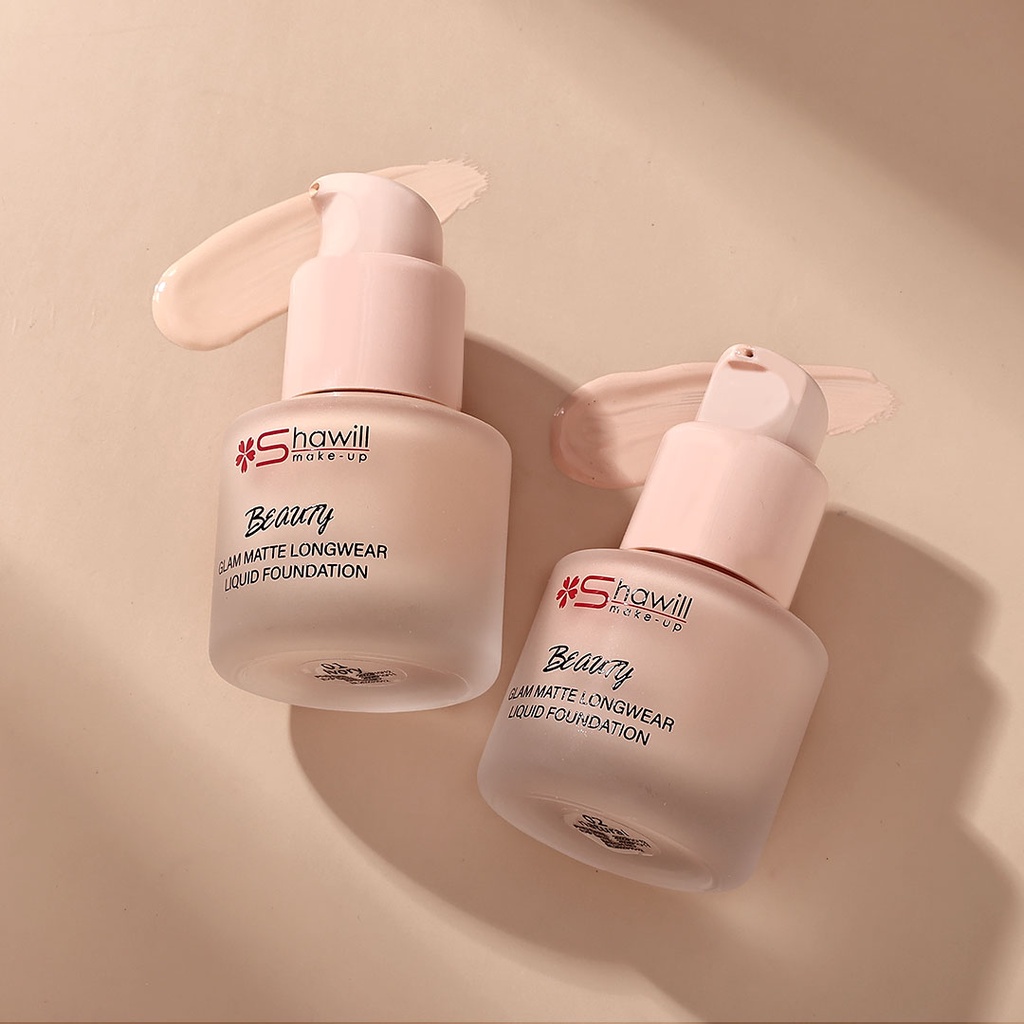 Shawill Liquid Foundation Long Lasting Concealer Waterproof Foundation ...