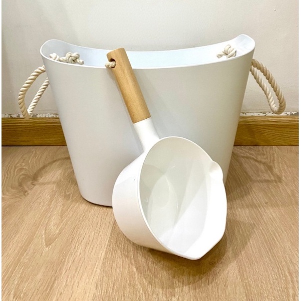 ⭐LDD⭐ Minimalist Bucket Classy Water Nordic Dipper Timba White Tabo ...
