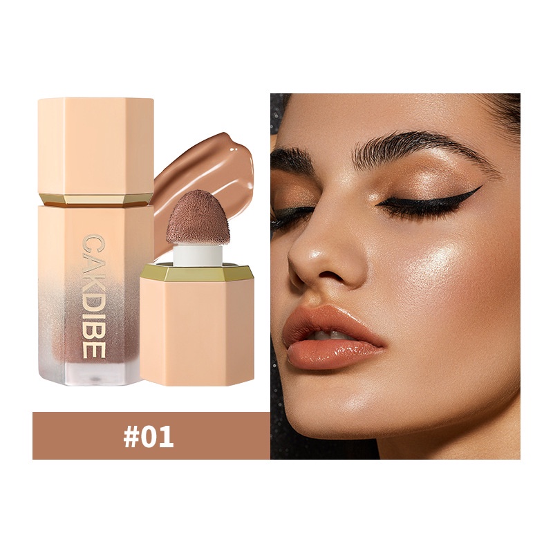 Liquid contouring face three-dimensional deepening contour side shadow ...