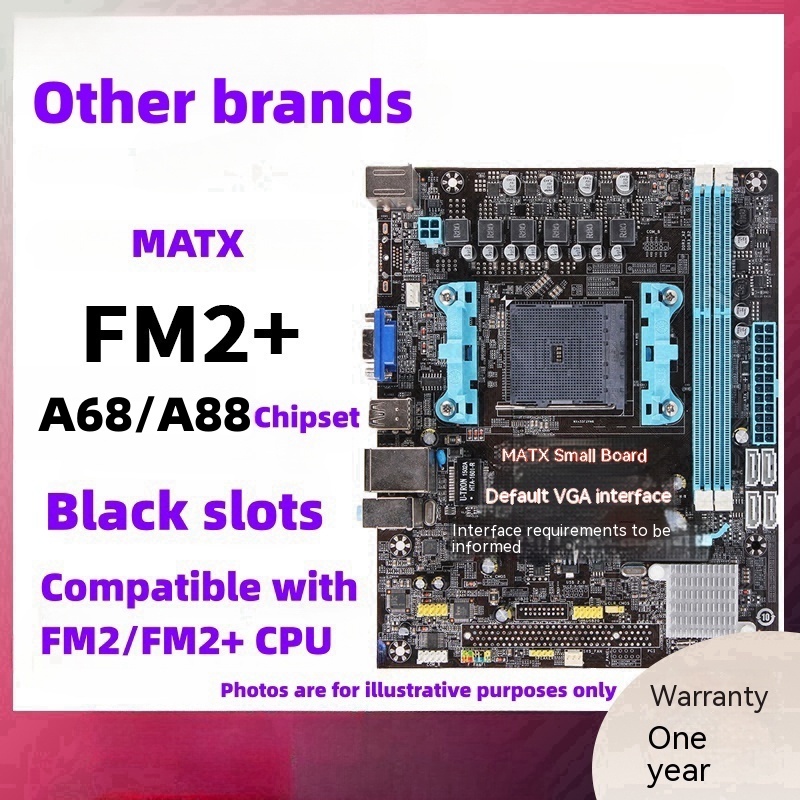 ASUS Gigabyte Used FM1 FM2 FM2+ A55 A58 A68 A75 A88 A85m Desktop Integrated AMD Motherboard ...