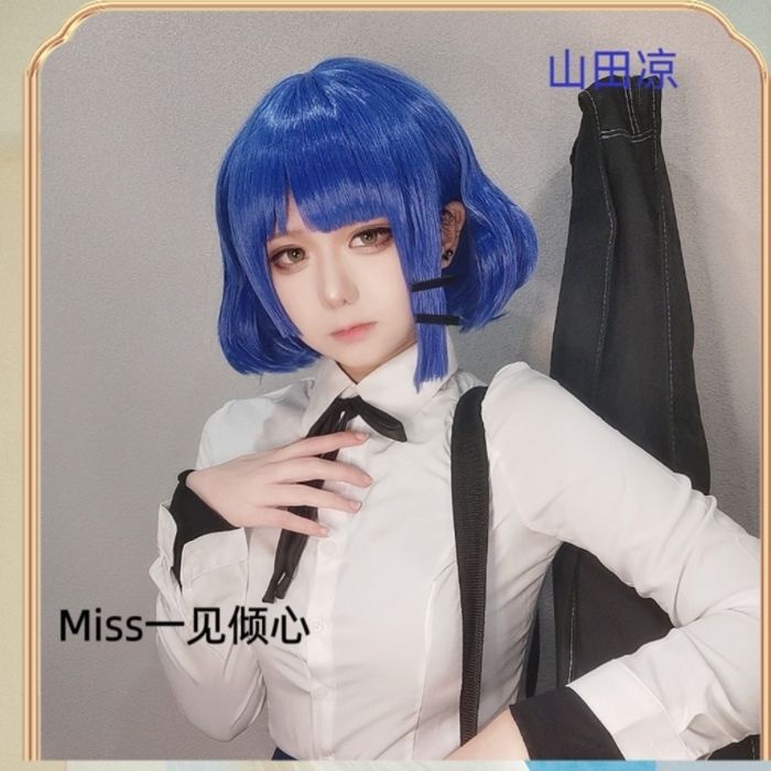 ryo yamada wig bocchi the rock wig yamada ryo wig Blue wig | Shopee ...
