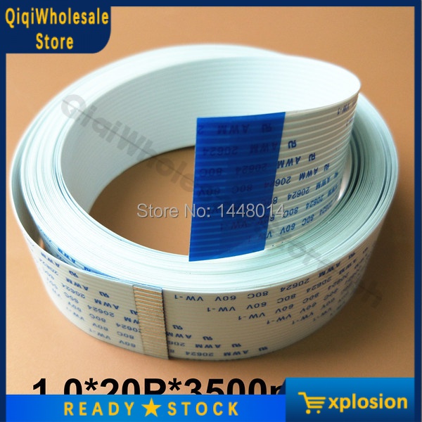 20Pins long data cable dx5 long flex 20 pins for Epson DX5 print head ...