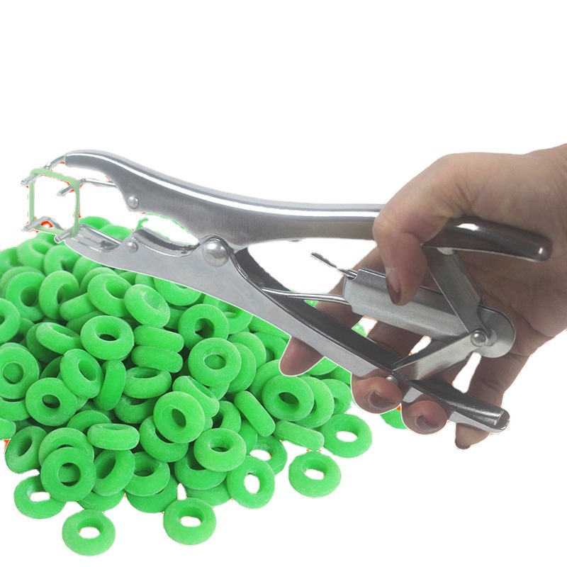 1 Set Pig Castration Piglets Dogs The Sheep Tail Docking Clamp Bloodless Castration Pliers ...