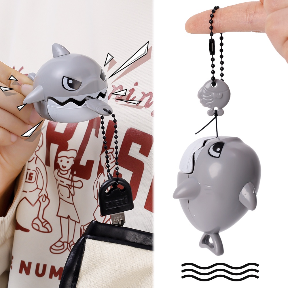 Cartoon - Creative - Funny - Novelty - Pull String Shark Toys ...