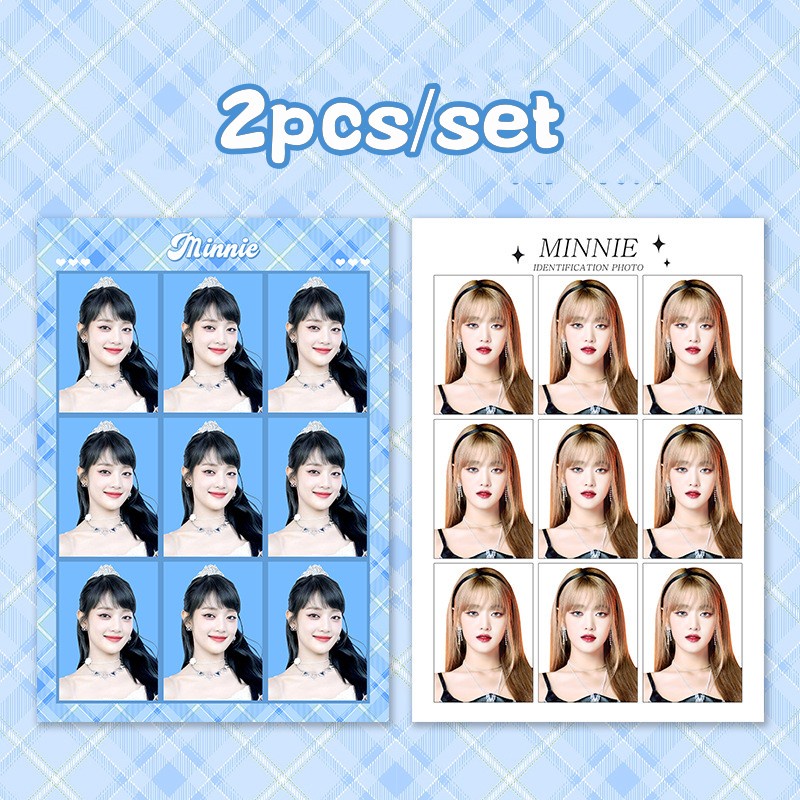 2-5pcs/set GIDLE ID Photo Christmas Lomo Cards Album HEAT Photocards ...