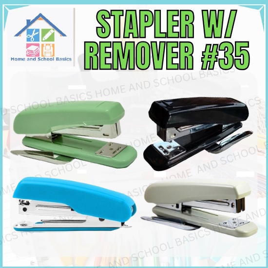 Stapler with Remover #35 Heavy Duty - RANDOM COLORS | Shopee Philippines