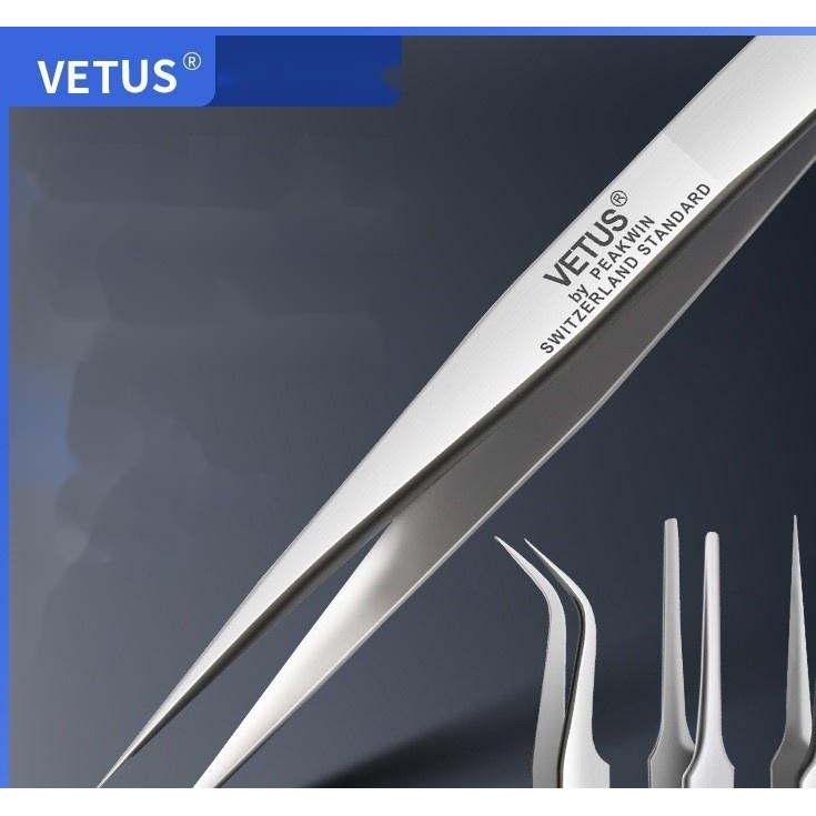 Vetus Genuine Stainless Steel Tweezers 38 Degree ST-15, TS-15 Straight ...