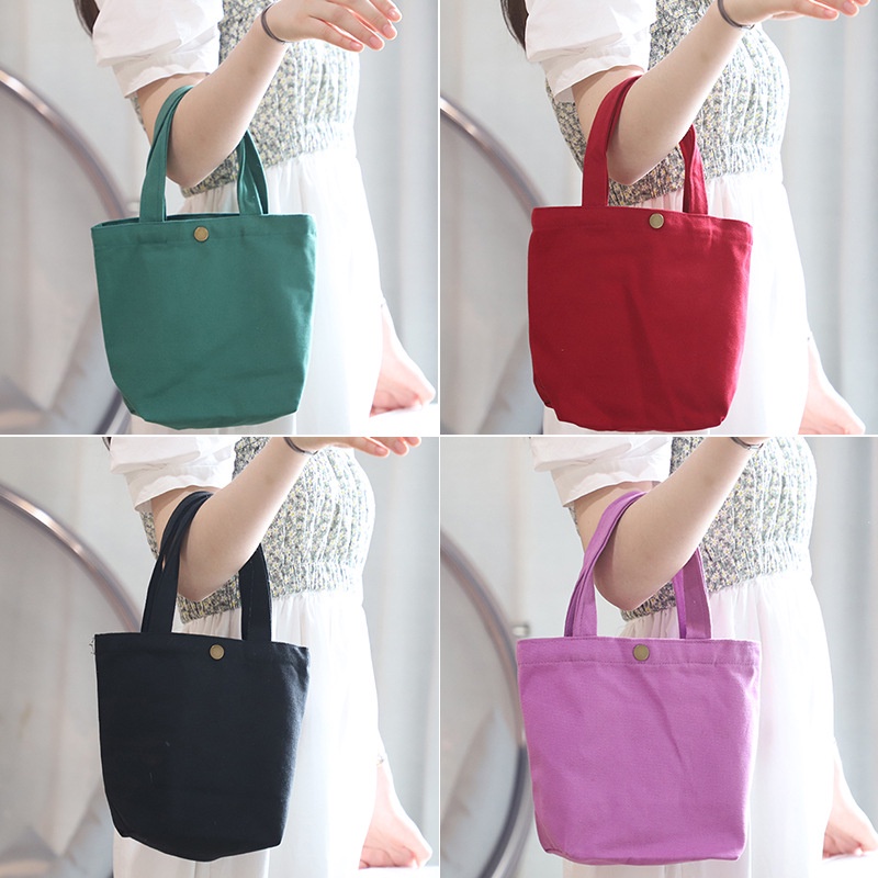 Mini Handbag Canvas Small Bag Women's Student Handbag Women's Canvas ...