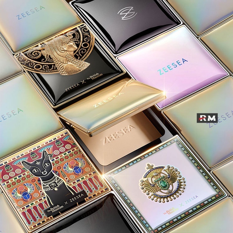 ZEESEA Makeup Fixing Pressed Powder Egyptian Queen Setting Powder Long ...