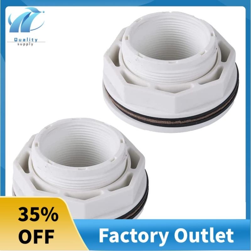 Superb 2 Piece Above Ground Pool Inlet Return Fitting 1 1/2Inch White ...