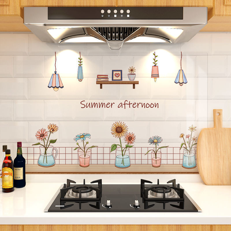 Kitchen Oil-Proof Sticker Transparent Household Cabinet Stove Tile ...