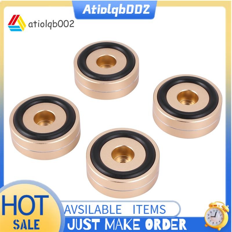 4PCS Turntable Isolation Feet Pads Aluminum Speaker Spikes Stand Foot ...