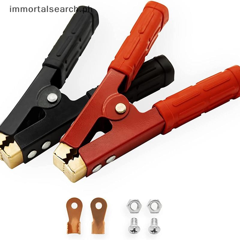 imm 2pcs 1000A Heavy Duty Copper Alligator Clips Terminal Test ...