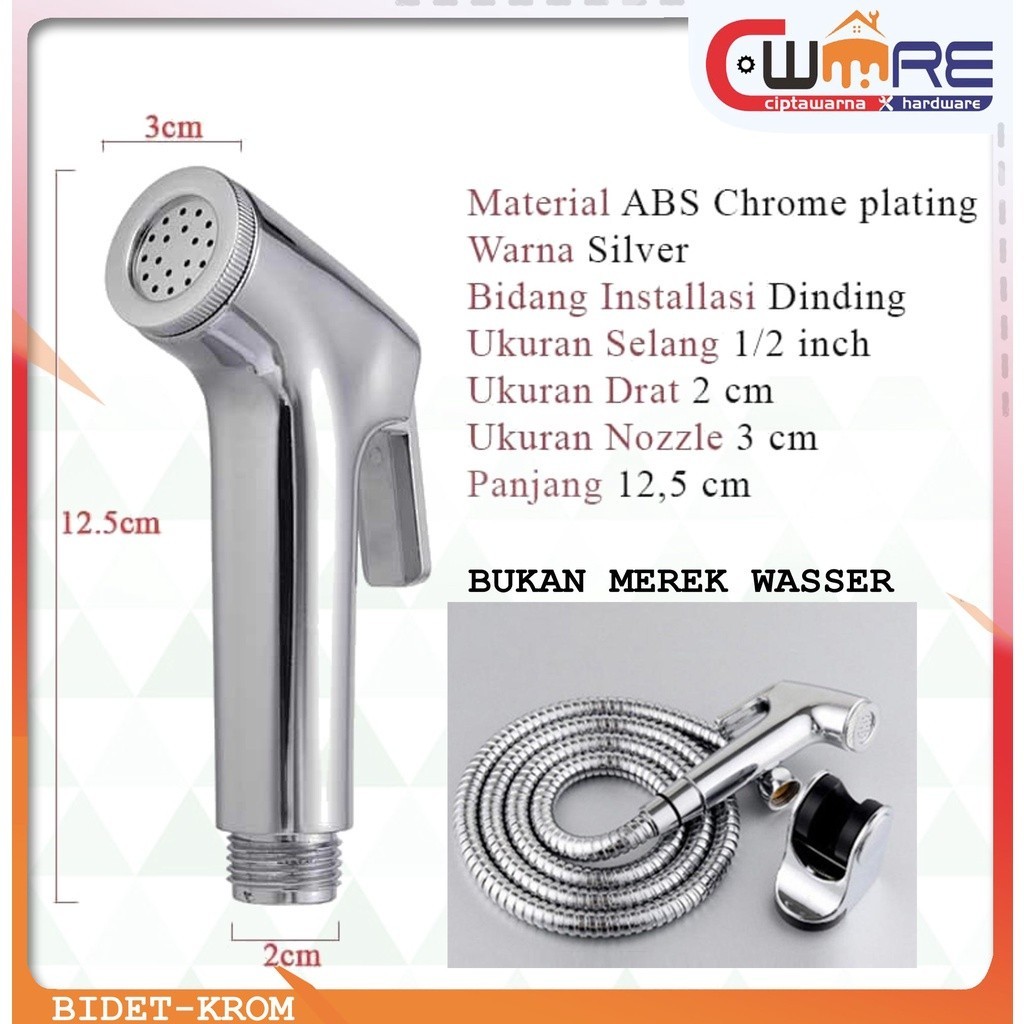 Jet Head Shower Toilet Toilet Closet Cebok WC Spray - NATS | Shopee ...
