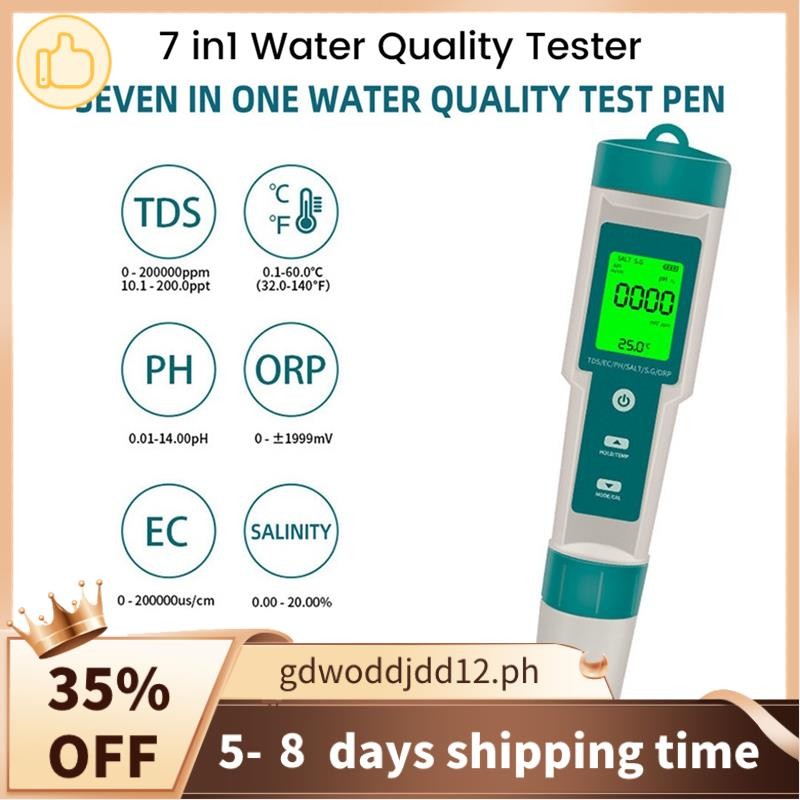 7 In1 Water Quality Tester ABS Water Quality Tester 7 In1 Water Quality ...