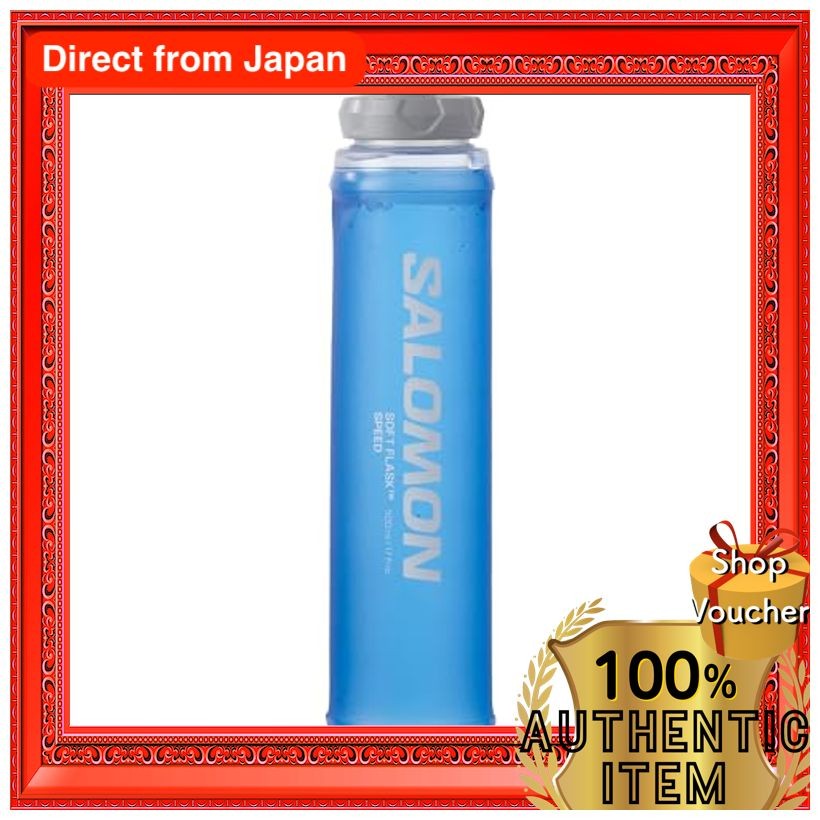 Salomon Hydration Bottle Foldable Portable Water Bottle 2022 Model SOFT FLASK 500ml/17oz SPEED ...
