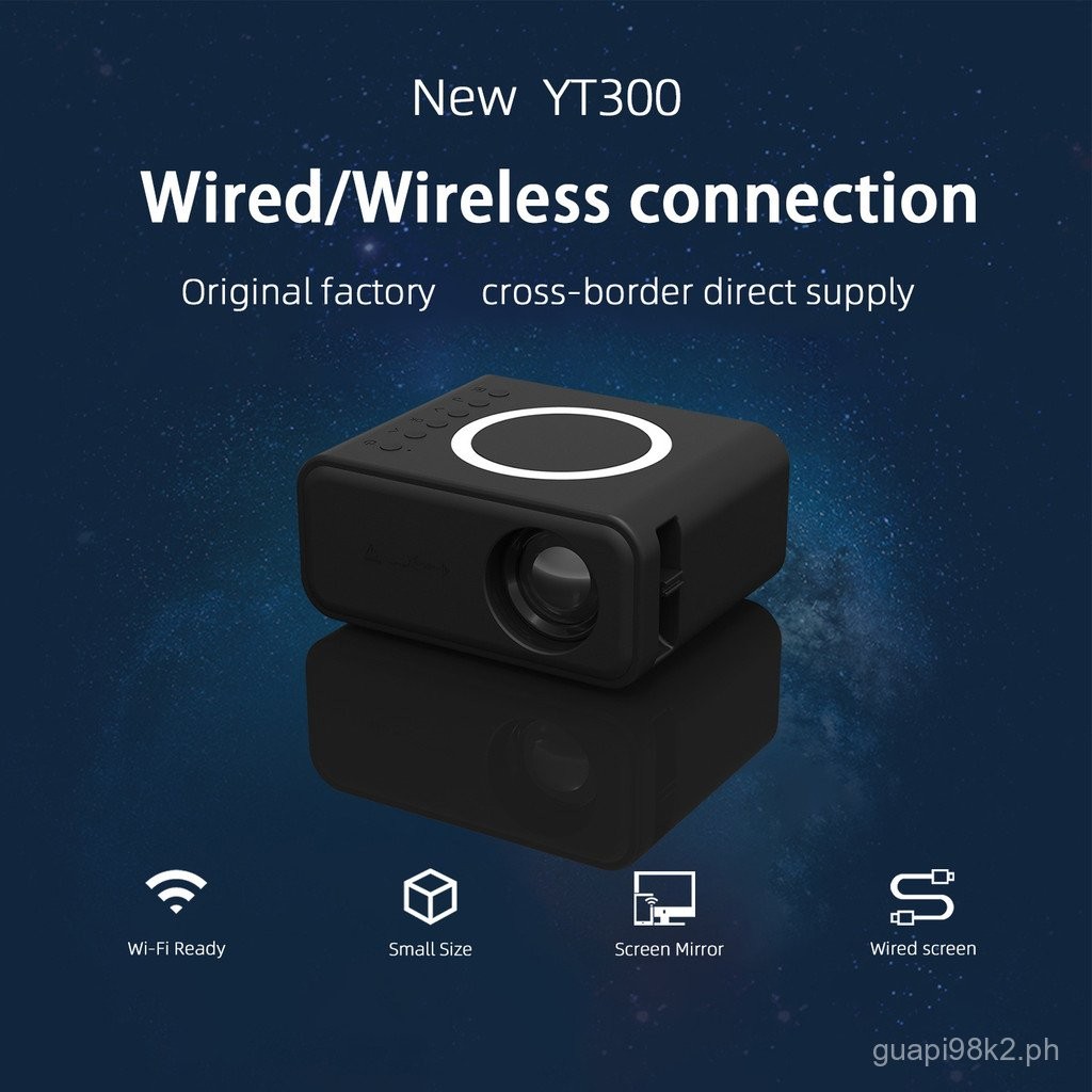 YT300Wireless+Wired Mobile Phone Screen Projection Device Home Mini ...
