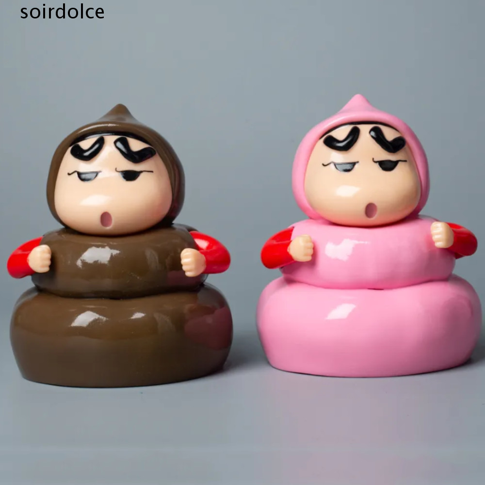 SOIRDOLCE Crayon Shin-Chan Model Toy, Poop Parody Shinnosuke Nohara ...