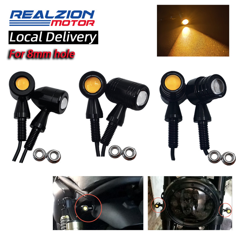 REALZION Mini Turn Signal Light Retro R15 R3 Mt15 Mt03 Sz Fz Xsr Ninja ...