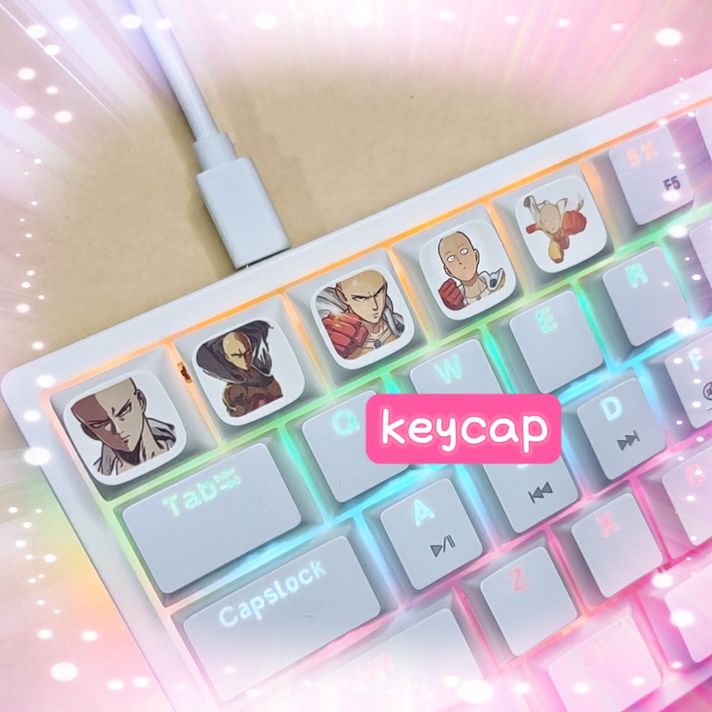 One PUNCH MAN Anime Character Keycap XDA Mechanical Keyboard Keycap ...