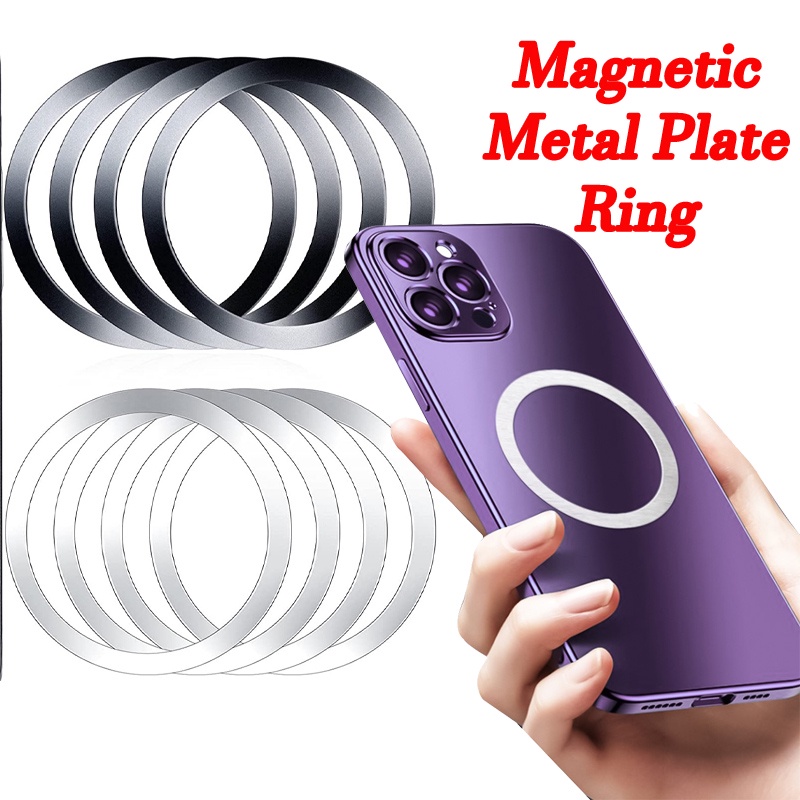 Universal Magnetic Metal Plate Ring For Wireless Charger/Magnet Car ...