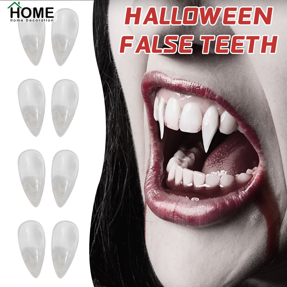 1 Pair Kids Adults False Tooth / Horror Bloody Party Supplies ...