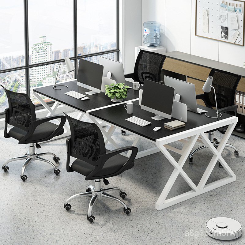 Conference Table Simple Modern Office Work Table Furniture Computer ...